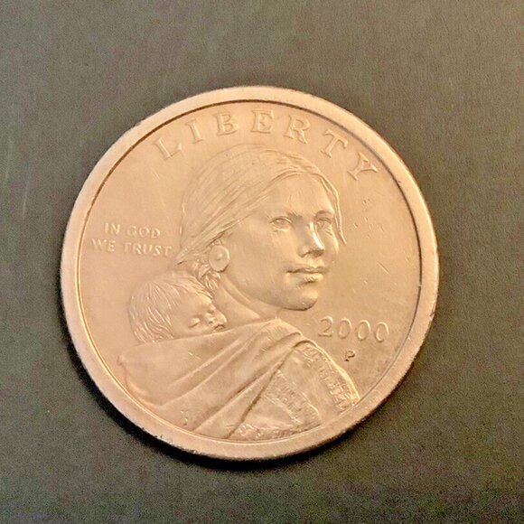 Sacagawea Dollar | Other | 200 P Sacagewea Us Coin Gold Color Vintage ...
